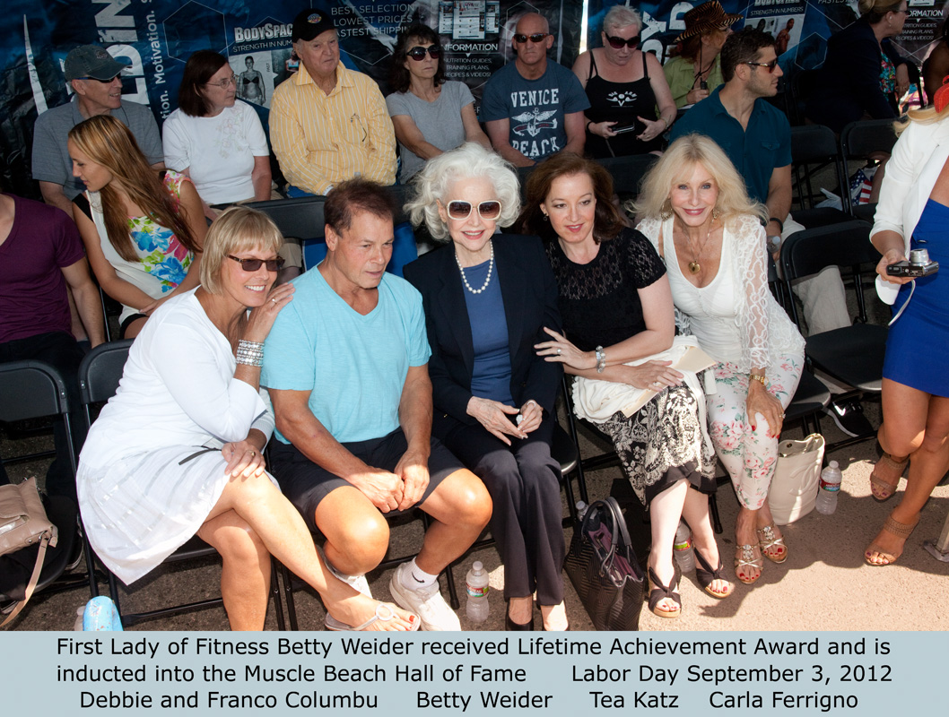 First Lady of Fitness Betty Weider received Lifetime Achievement Award ...