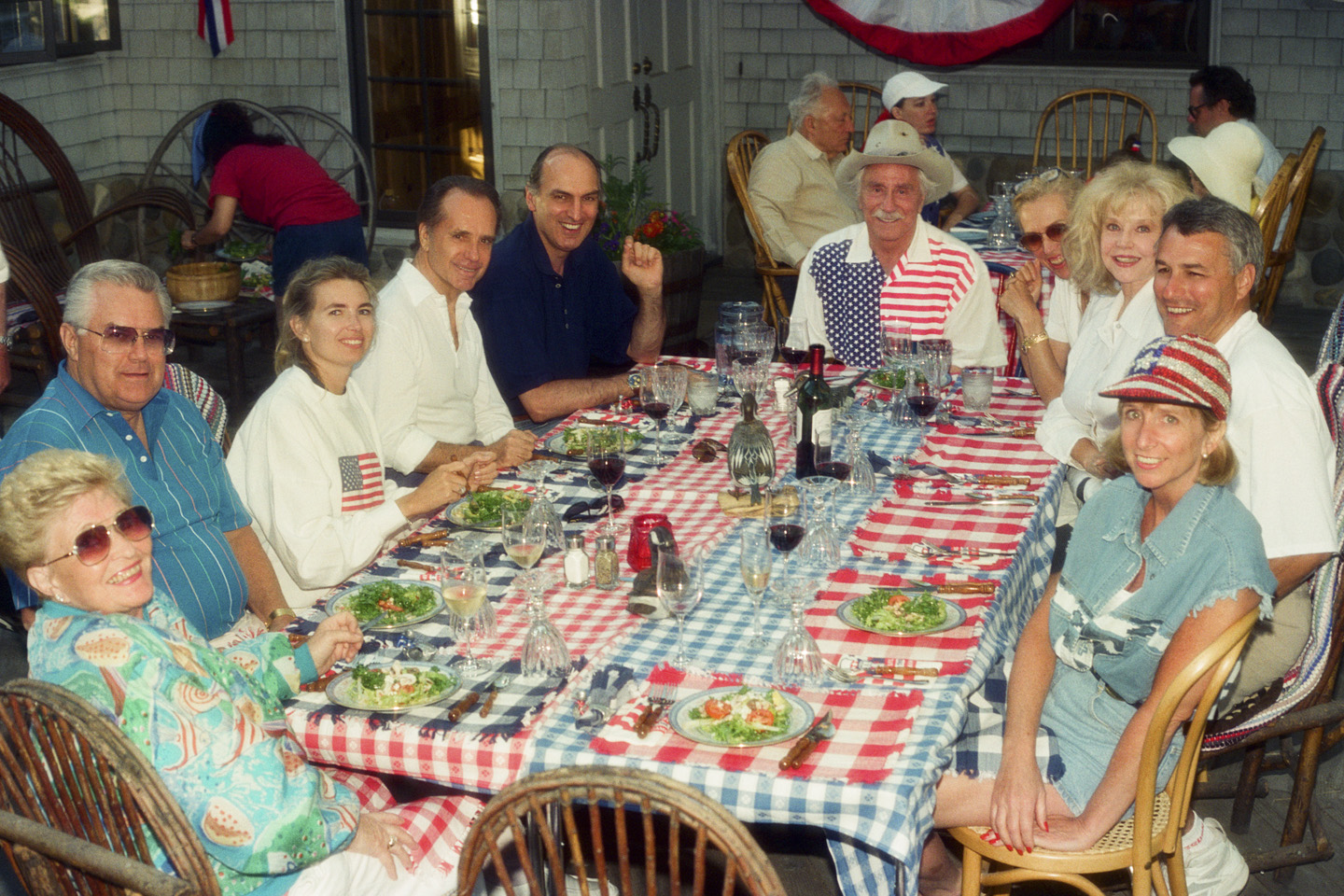 July 4, 1995- Betty and Joe Weider-Ray Wilson-Bill Hubner- Amy the Cat ...